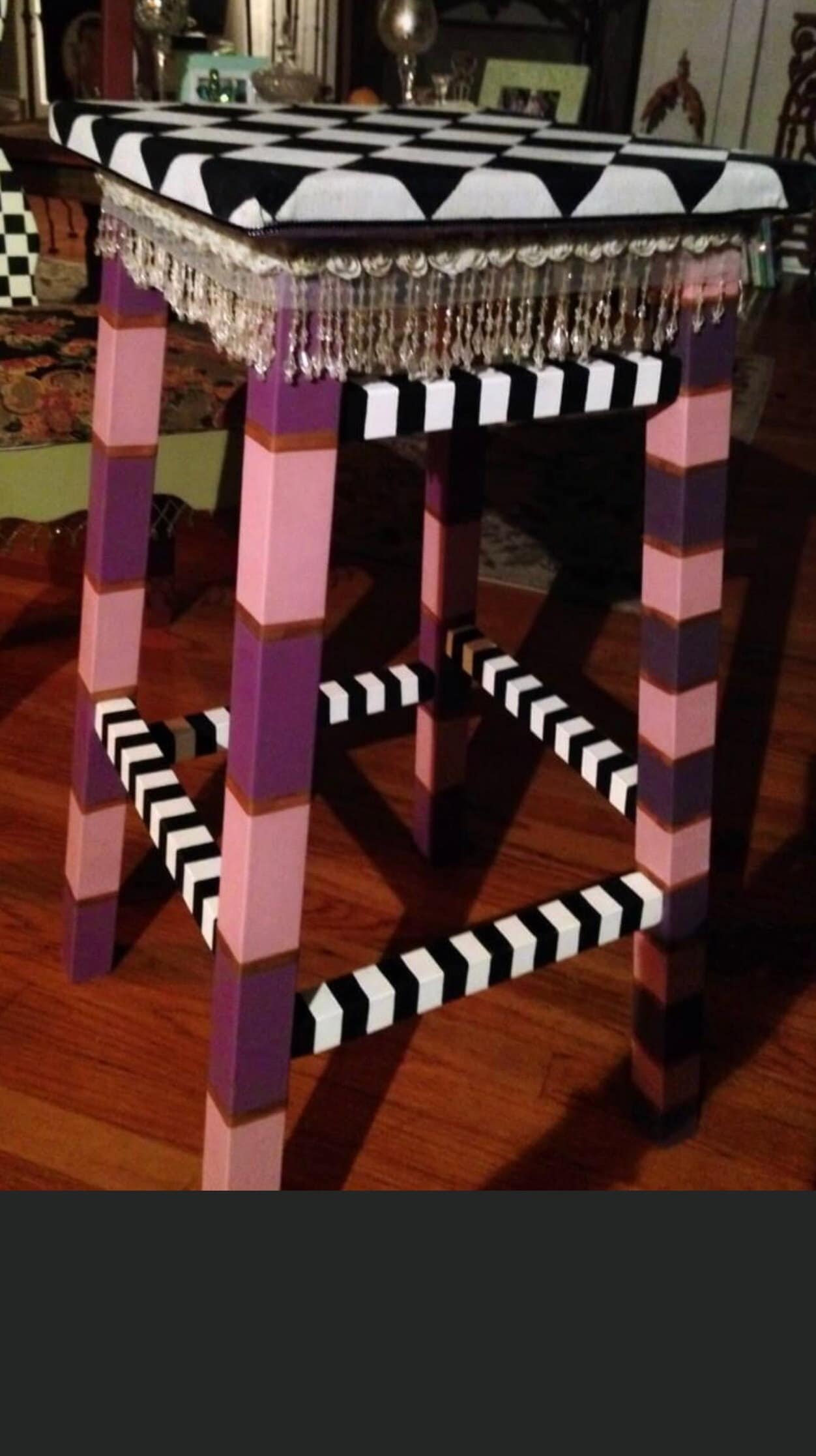 Whimsical Hand Painted Bar Stools Made to Order . You Select - Etsy