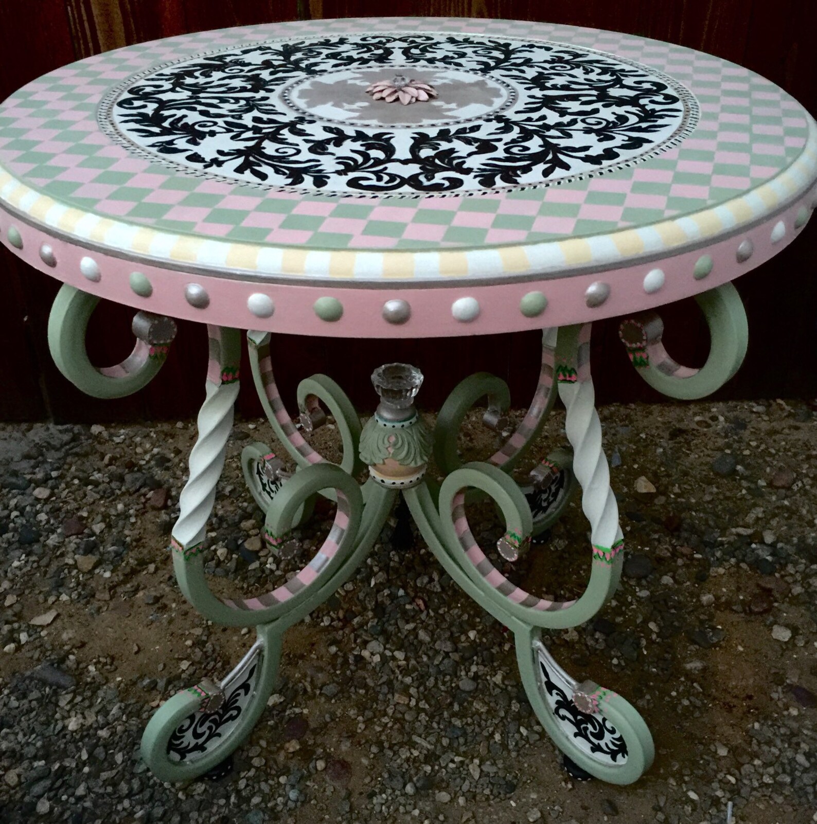 Custom hand painted tables made to order Any size any shape | Etsy