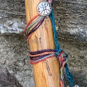 Custom Mountain Forest Hiking/walking Sticks Beads,wood,natural , Boho ...