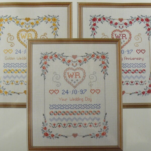 Anniversary Sampler Cross Stitch Kits - Etsy UK