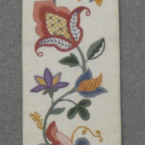 CW 404 Old English Bell Pull Jacobean Crewel Embroidery Kit - Etsy