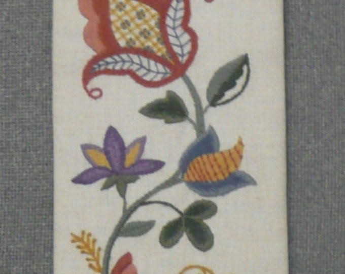 CW 404 Old English Bell Pull Jacobean Crewel Embroidery Kit - Etsy