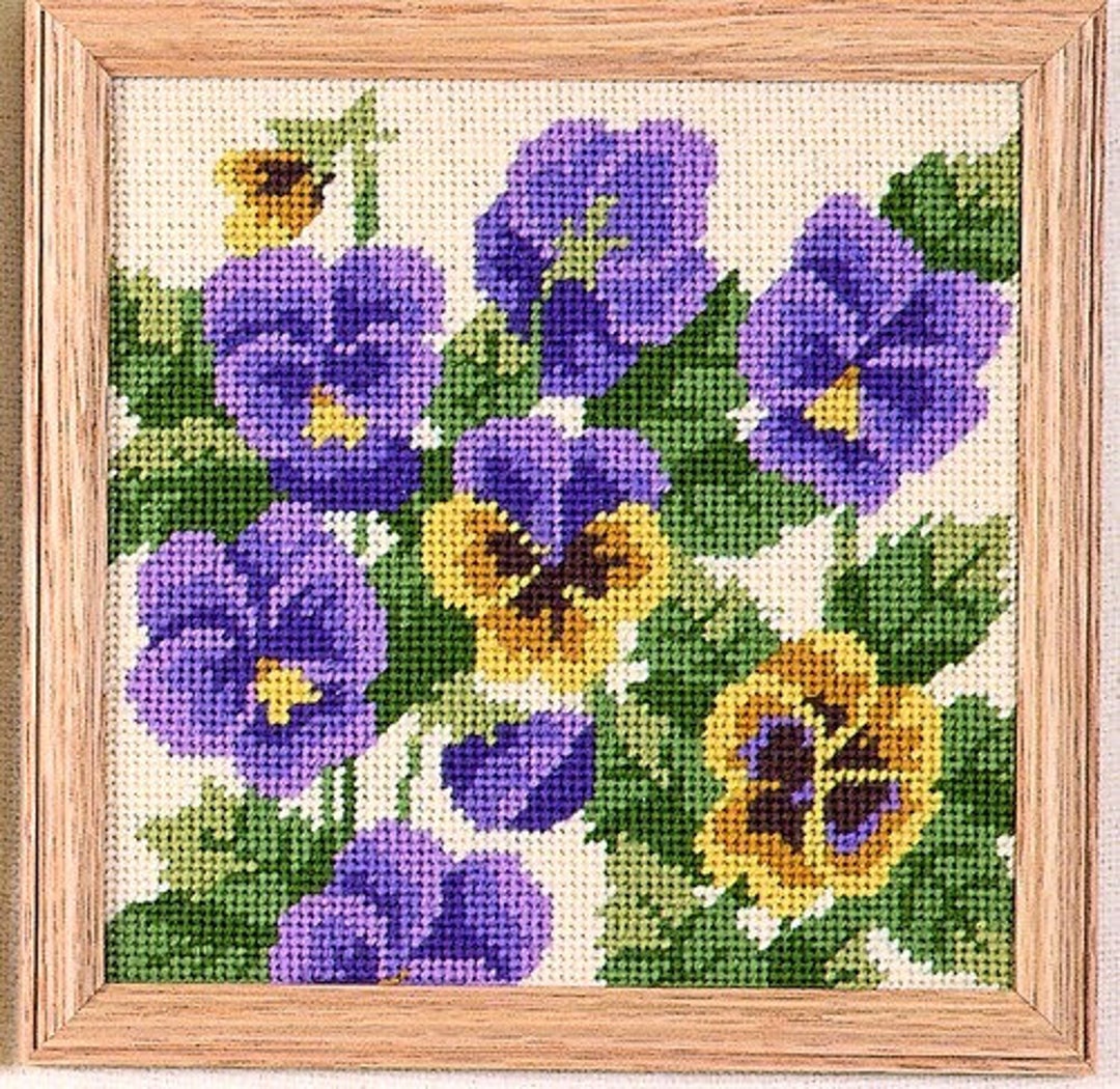 TPR 280 Pansies Starter Tapestry Kit - Etsy