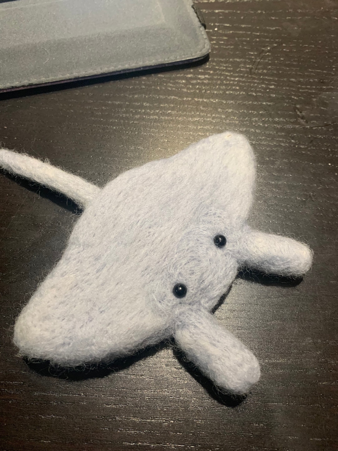 Manta Ray Needle Felt Keychain/ornament/toy - Etsy