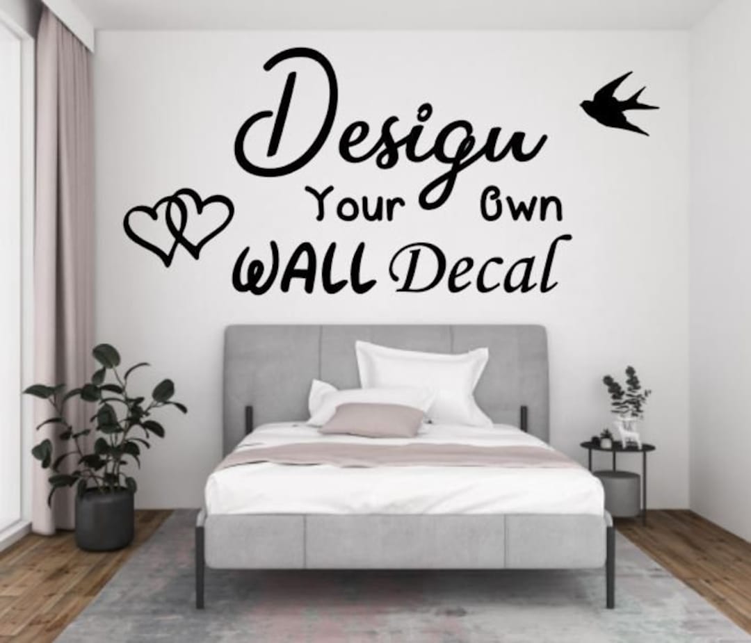 Custom Made Wall Decals Personalised Wall Stickers Made to Order Wall ...