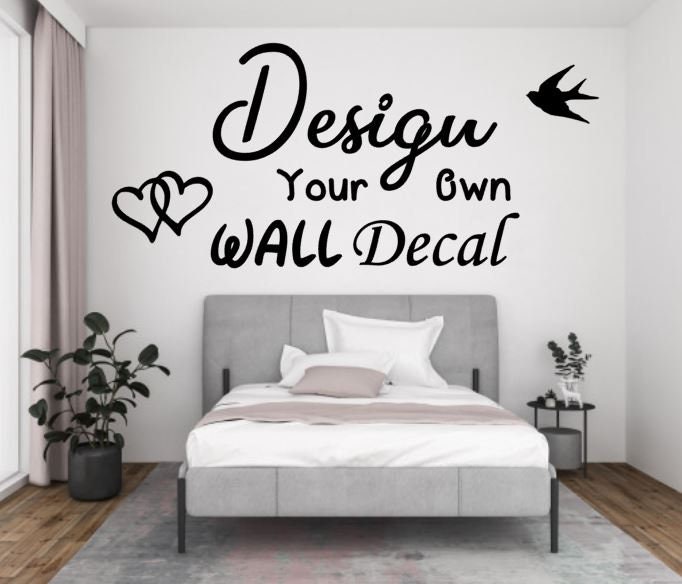 Custom Made Wall Decals Personalised Wall Stickers Made to Order Wall ...