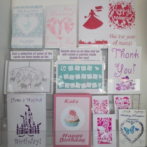 3D Personalised Cards Create Your Own Design or Choose an - Etsy