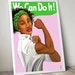 We Can Do It Pink & Green - Etsy