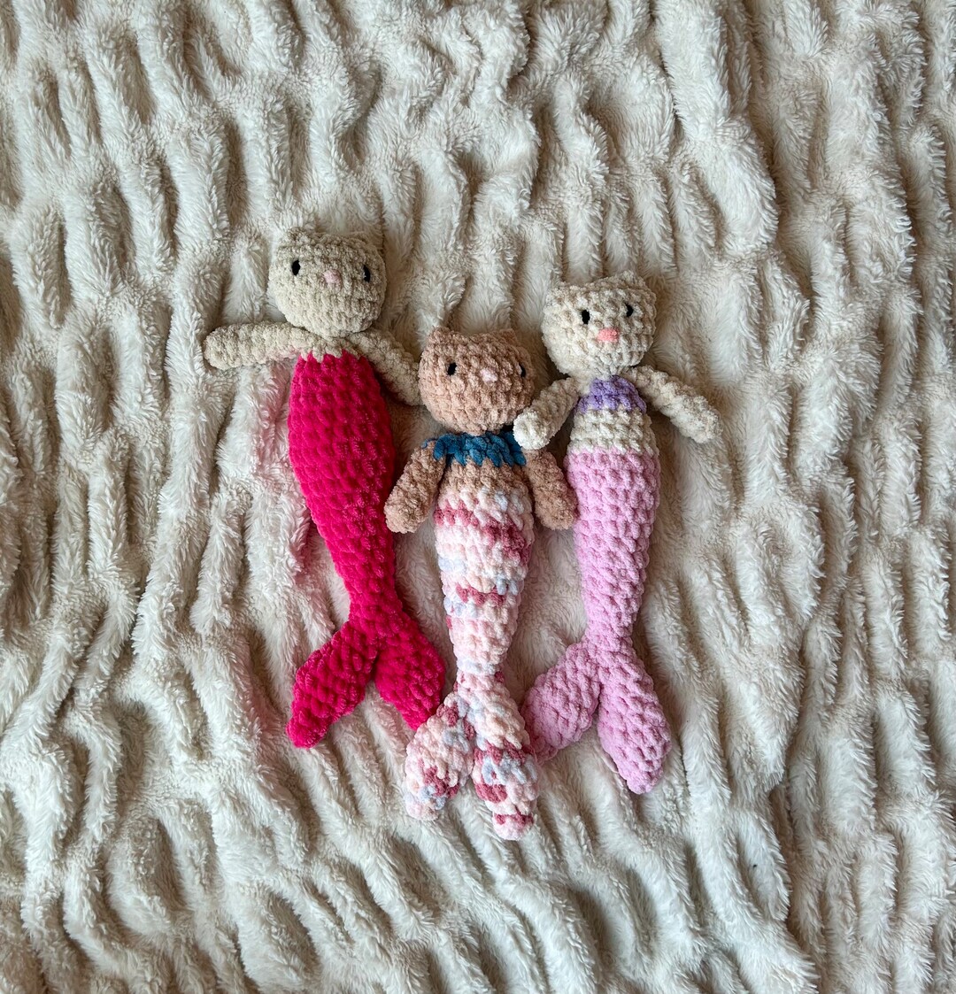 Jolene the Mermaid Kitty / Crochet Mer-cat / Handmade Doll / Mermaid ...