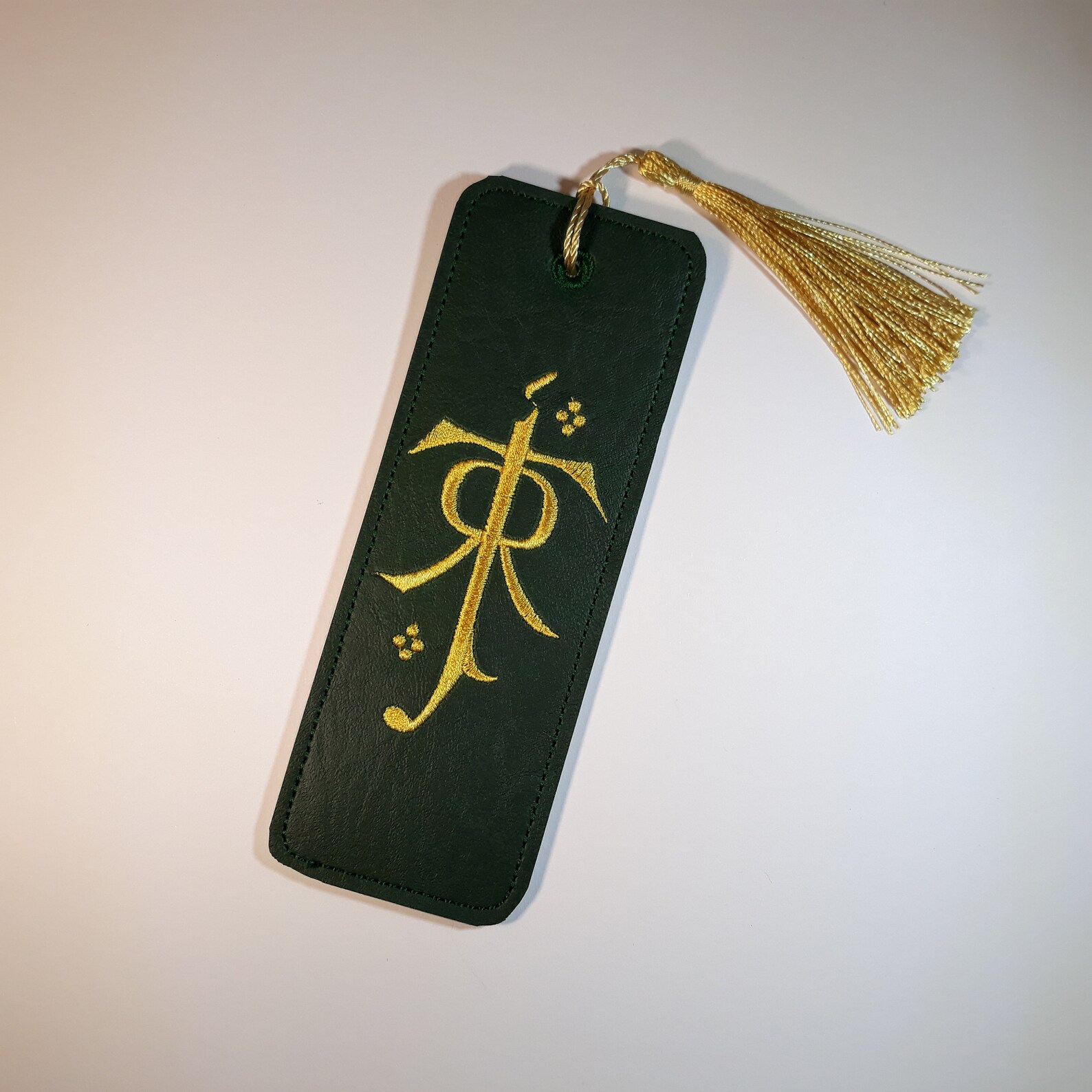 Tolkien Embroidered Bookmark // Lord Rings Middle Earth - Etsy
