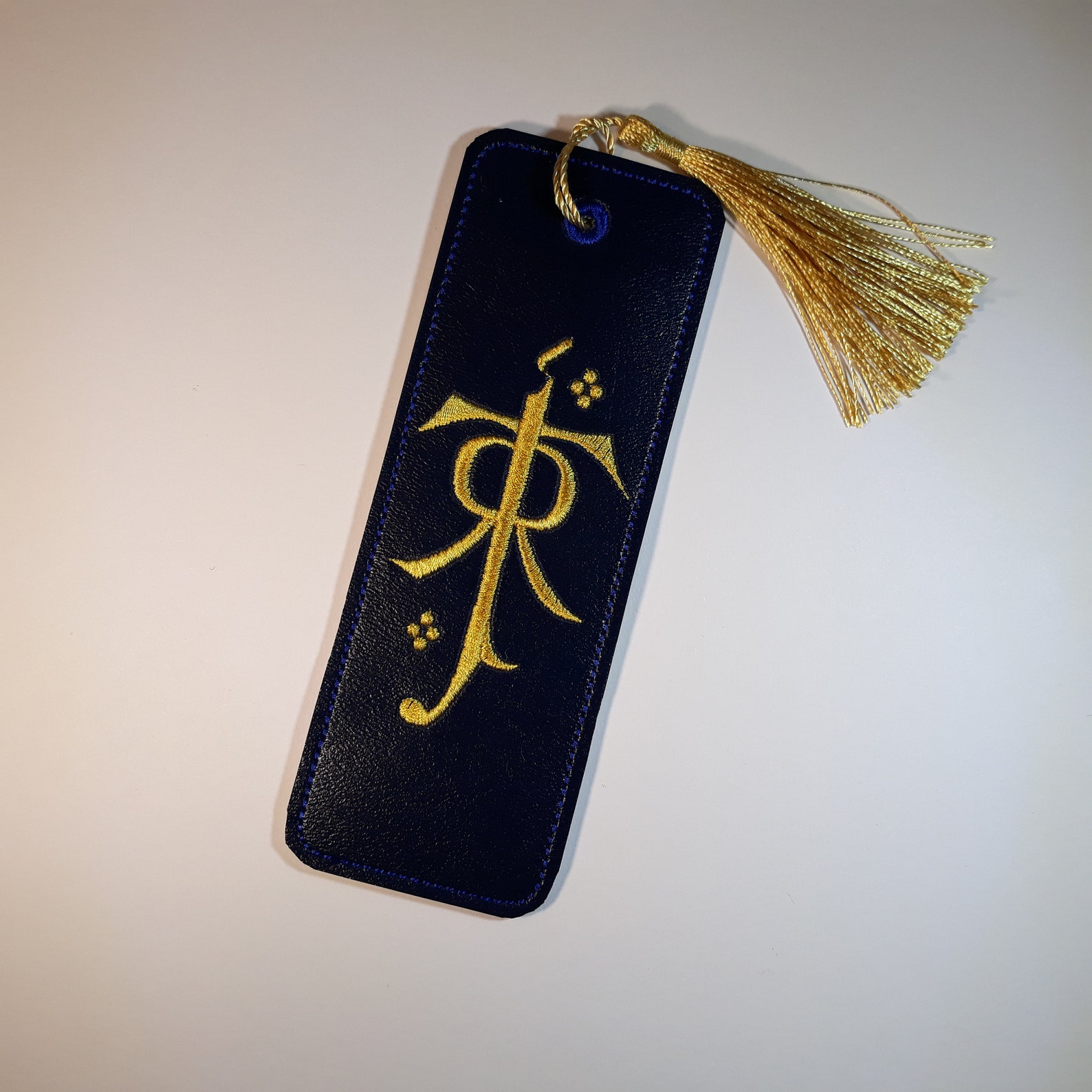 Tolkien Embroidered Bookmark // Lord Rings Middle Earth - Etsy