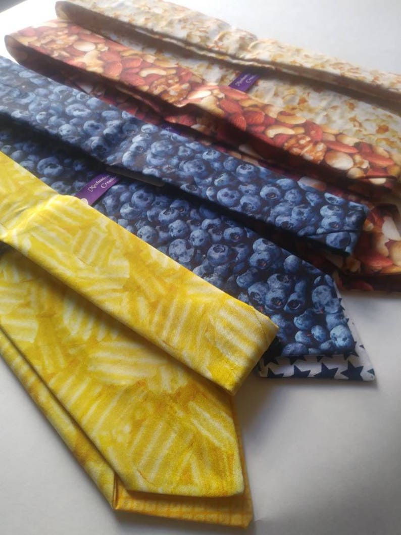 Photo Realistic Food Themed Neckties Broccoli Popcorn - Etsy