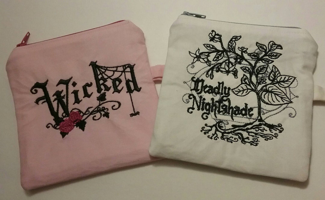 MANY SIZES AVAILABLE - Dangerous Beauty Embroidered Coin Purse ...