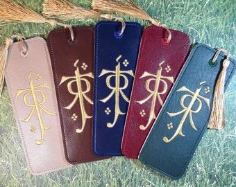 Middle Earth Embroidered Bookmark // Doors of of Durin // Tree of ...