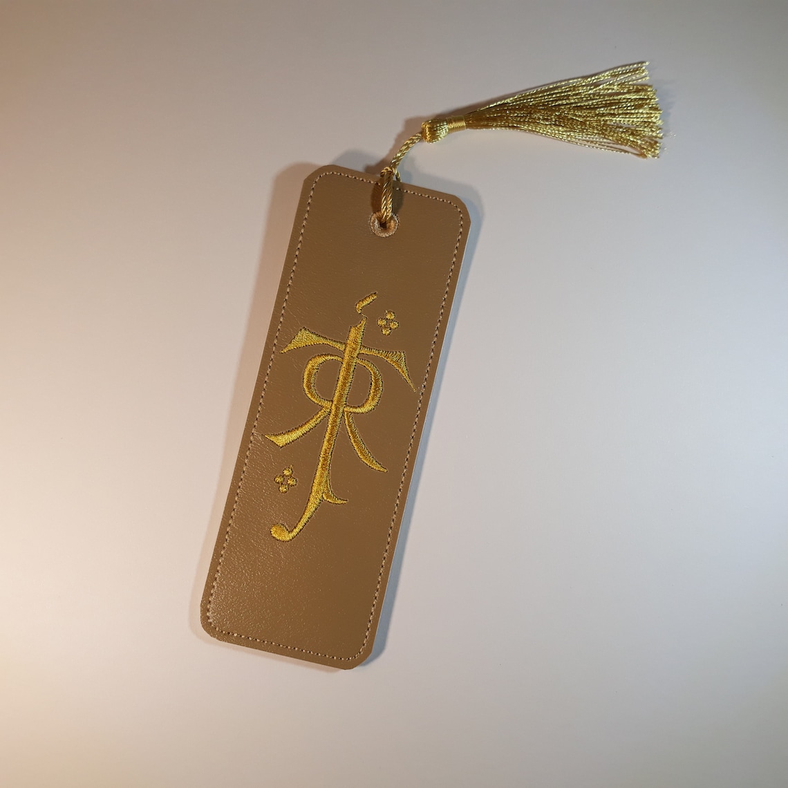 Tolkien Embroidered Bookmark // Lord Rings Middle Earth - Etsy