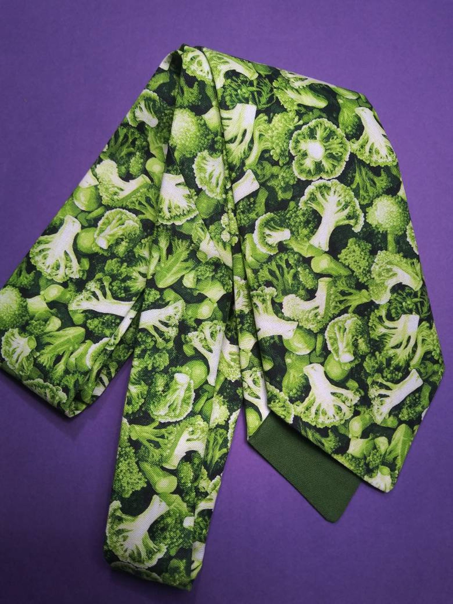 Photo Realistic Food Themed Neckties Broccoli Popcorn | Etsy