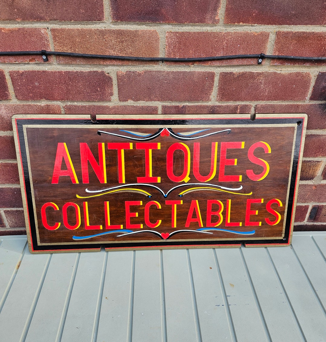 Handpainted Sign Written Board. Antiques and Collectable - Etsy UK