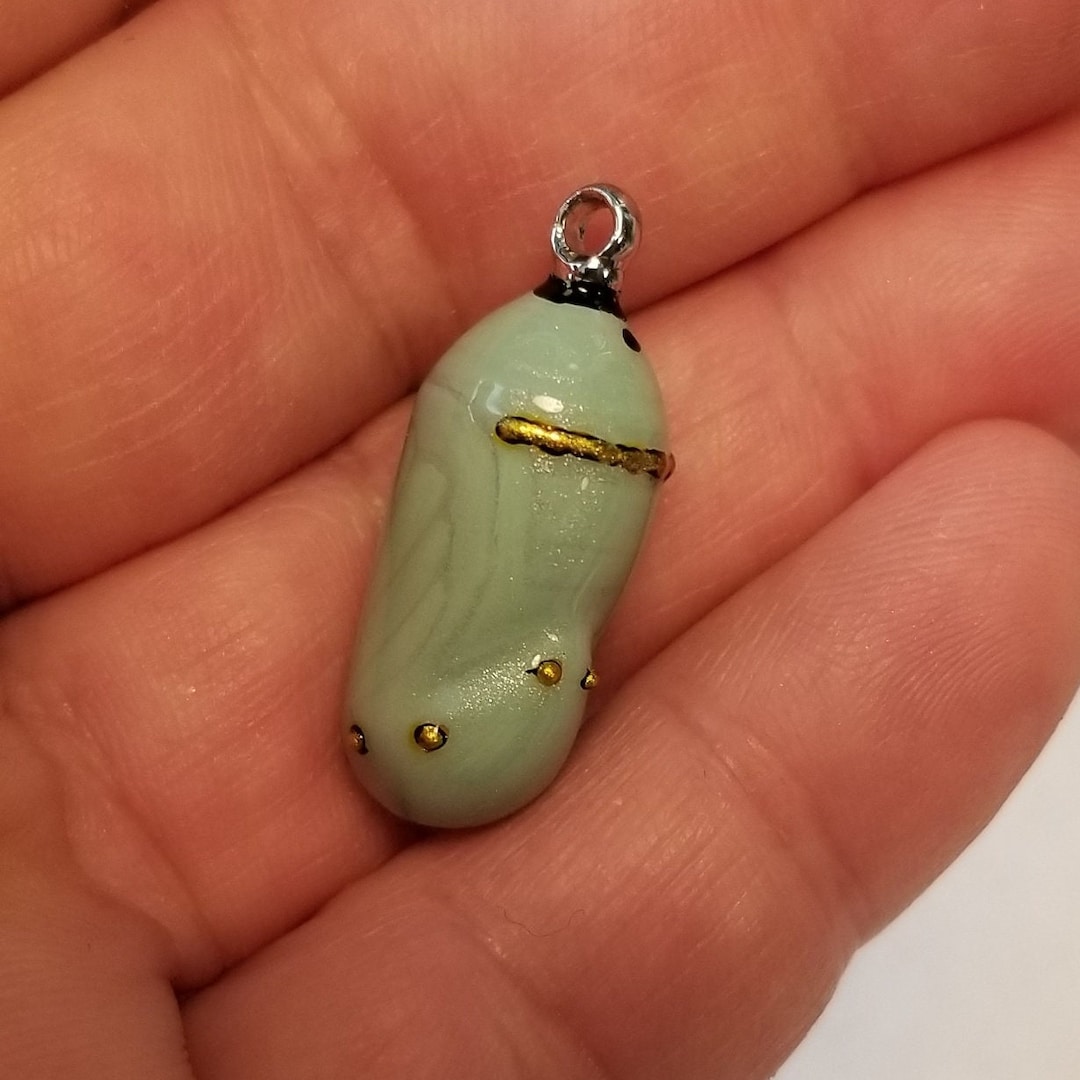 Metal Monarch Butterfly Chrysalis Cocoon Pendants Hand Shaped Metal - Etsy