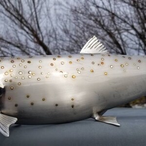 15 Metal Trout rainbow trout steelhead trout wall | Etsy