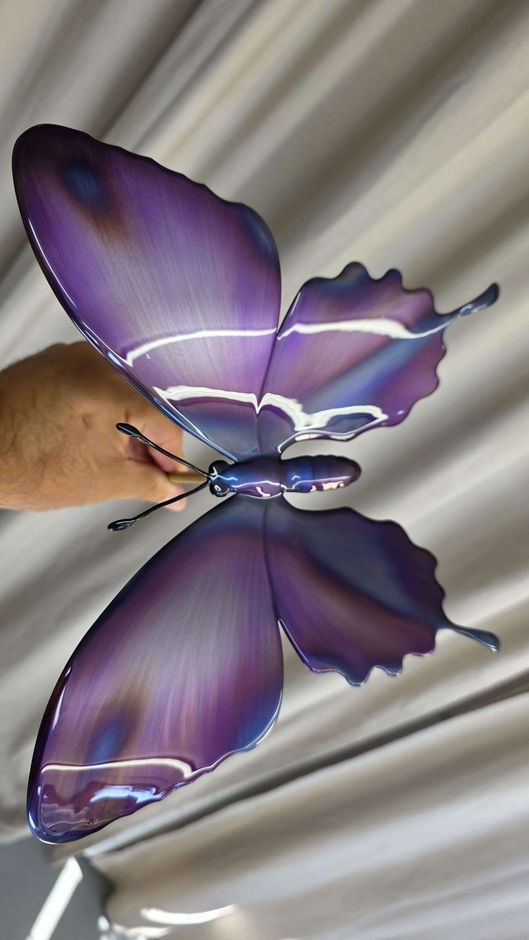 11 Inch Fantasy Metal Butterfly Wall Decor - Etsy