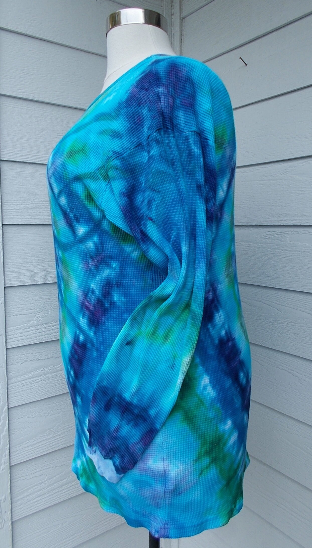 Ice-dyed Unisex Thermal Tops