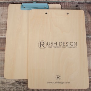 Branded Clipboard Printed With Your Logo, This Wooden Clipboard is ...