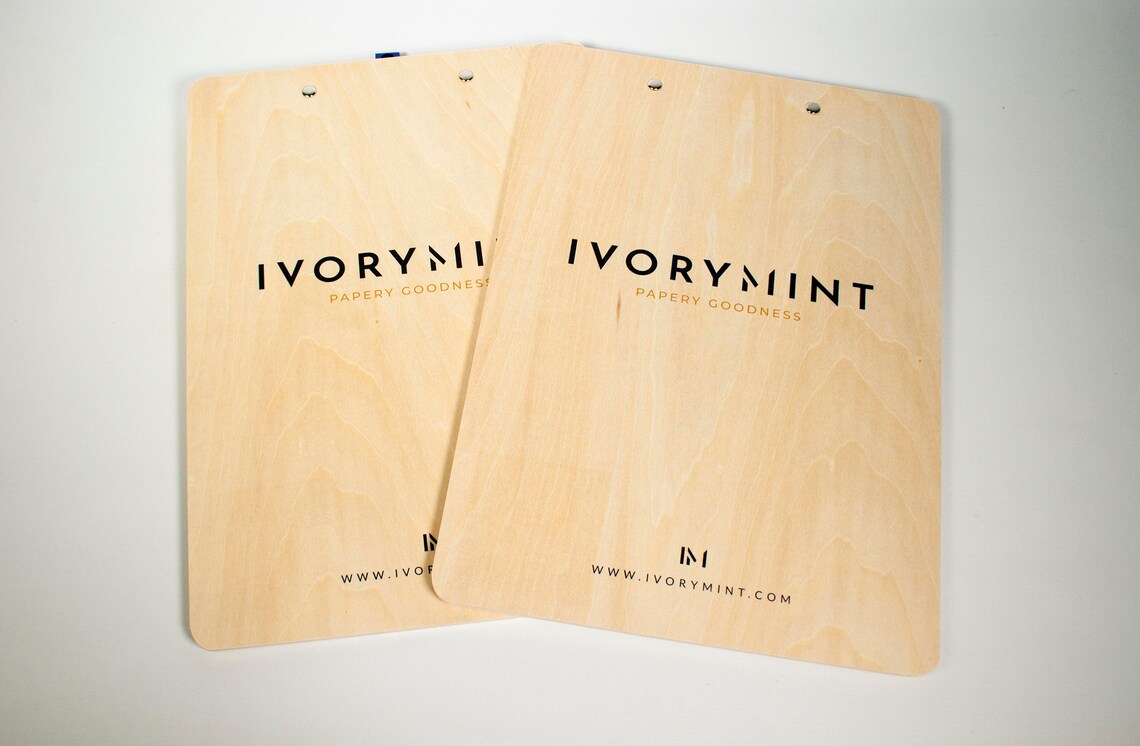 Branded Clipboard Printed With Your Logo This Wooden - Etsy UK