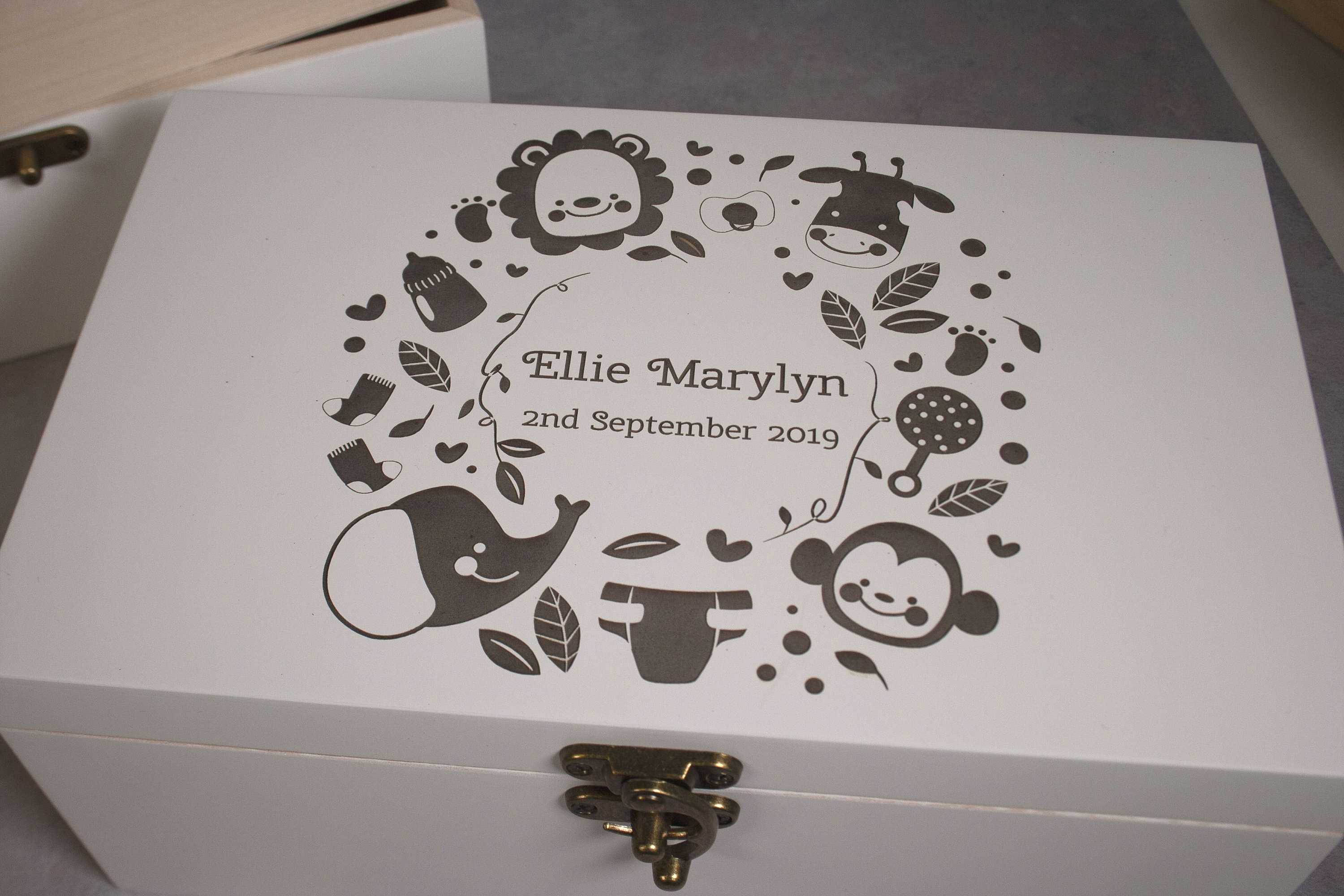 Personalised Baby Keepsake Box for All Those Little - Etsy UK