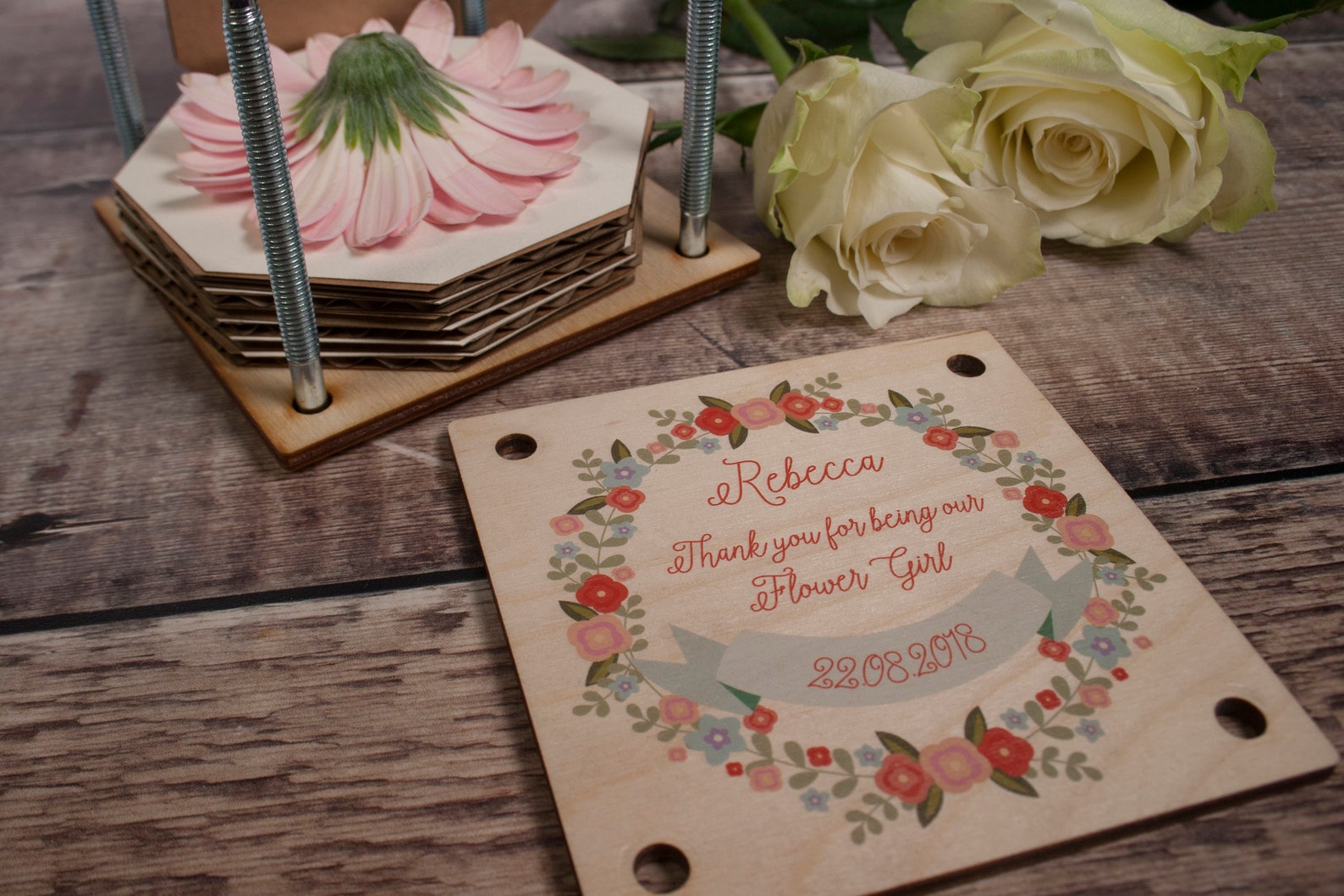 Personalised Flower Press Letterbox Kit Flatpacked for Your Assembly - Etsy