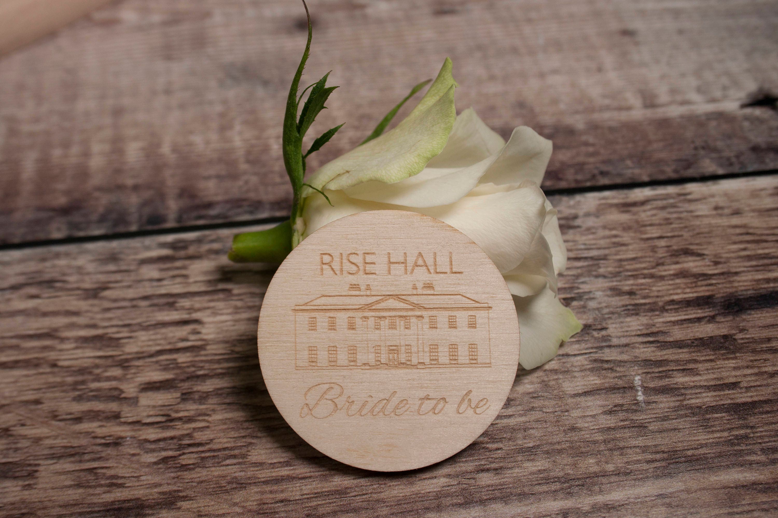 Custom Badges Personalised With Names and Roles for for Bridal | Etsy