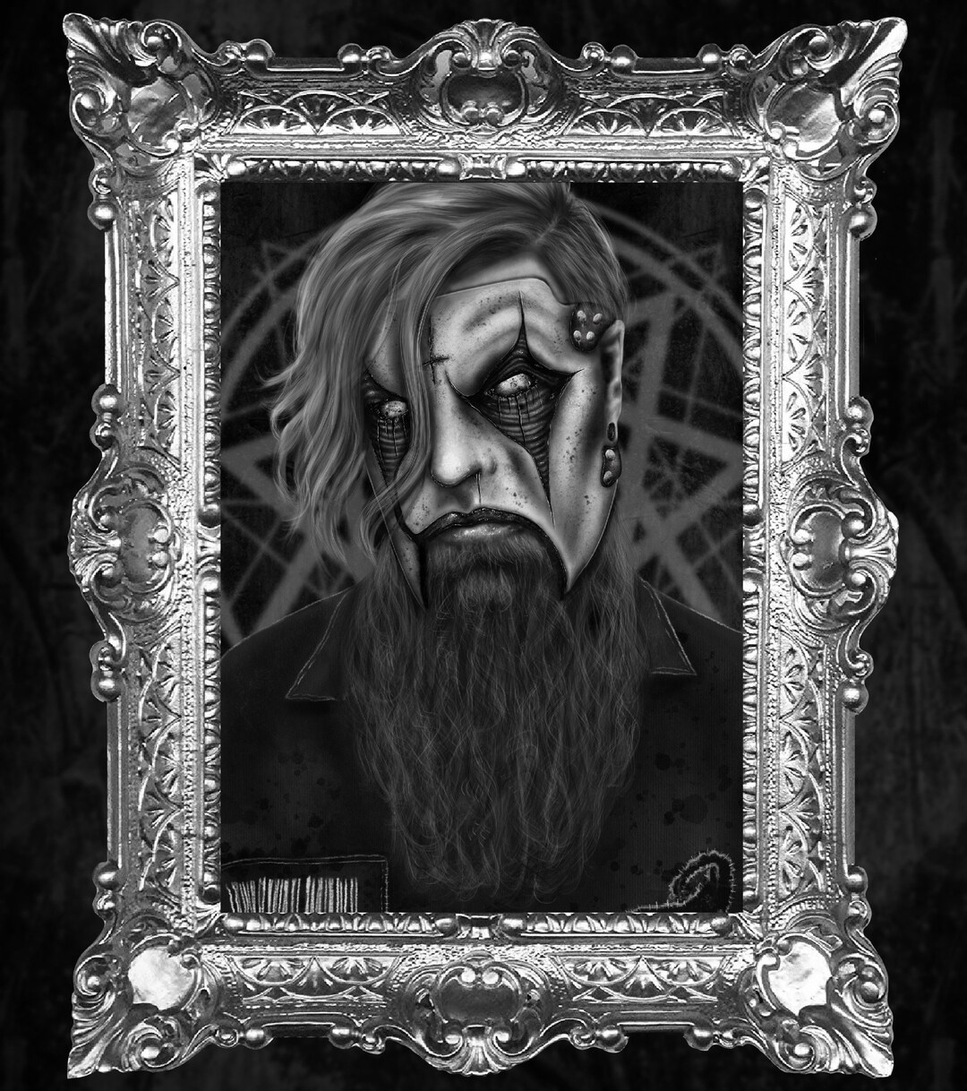 Jim Root Slipknot Art Print - Etsy Australia