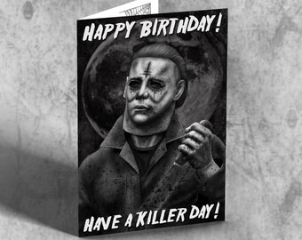 Michael Myers Card | Etsy