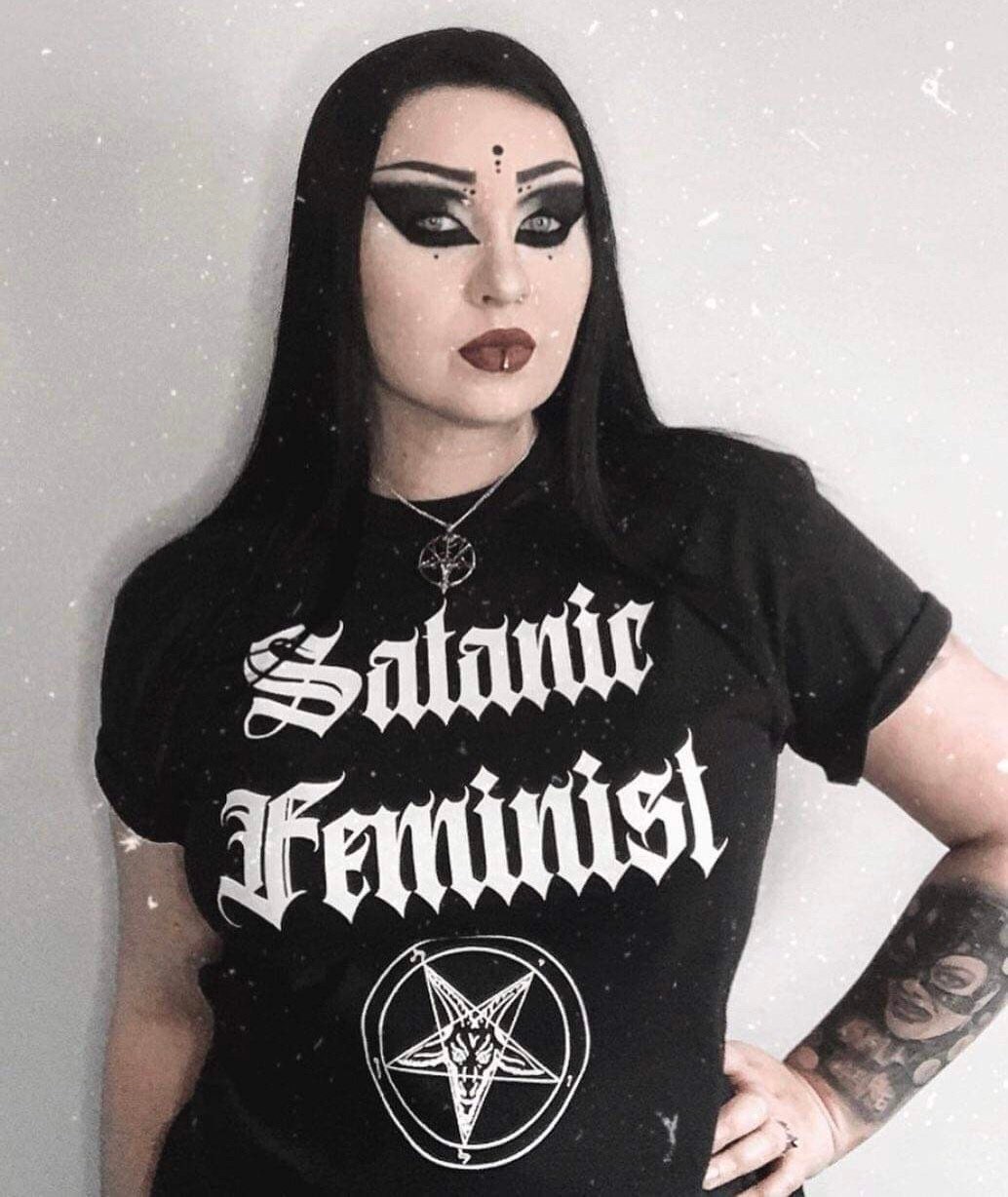 Satanic Feminist Women's Aid Charity Unisex T-Shirt | Etsy