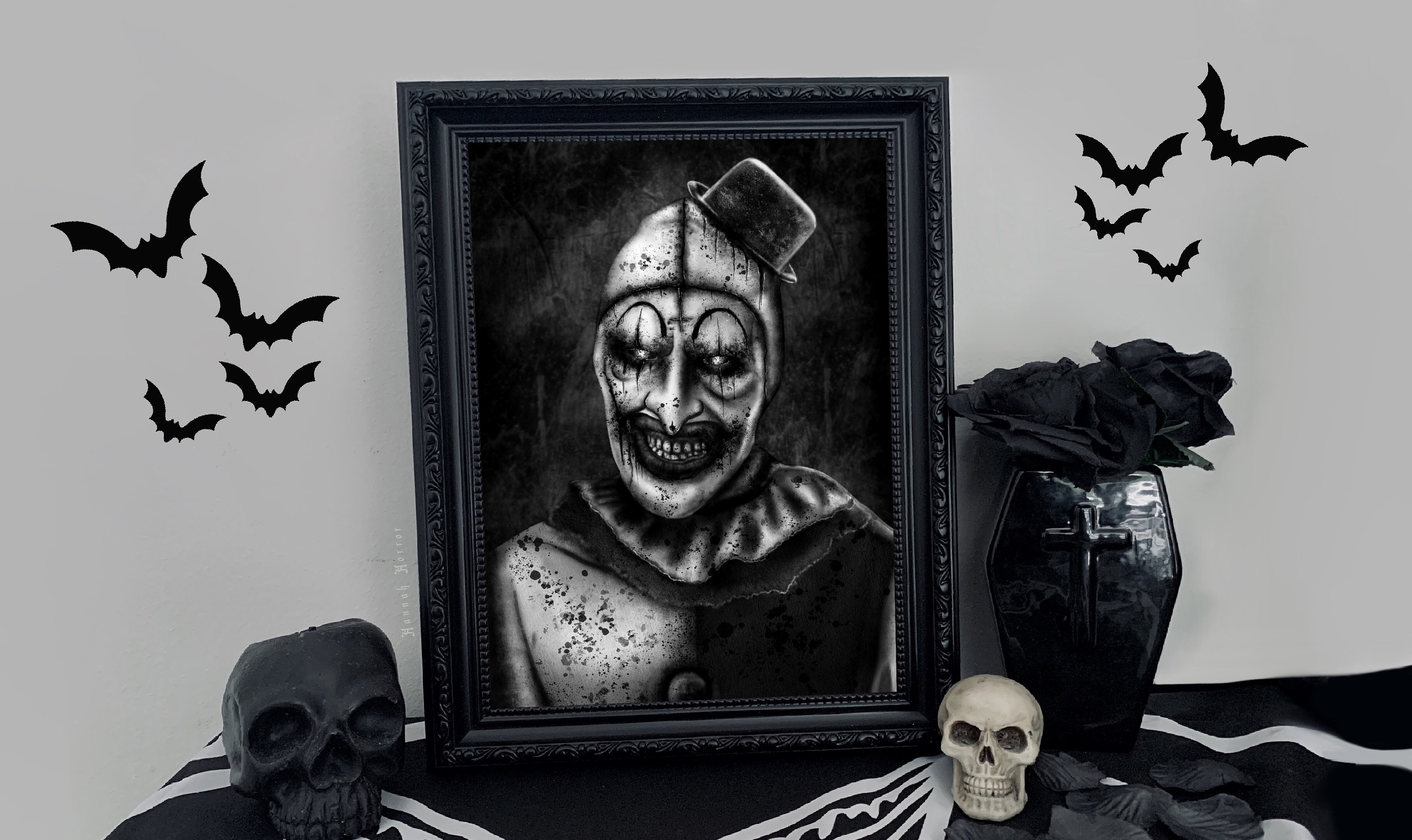 Terrifier Art de Clown Print | Etsy