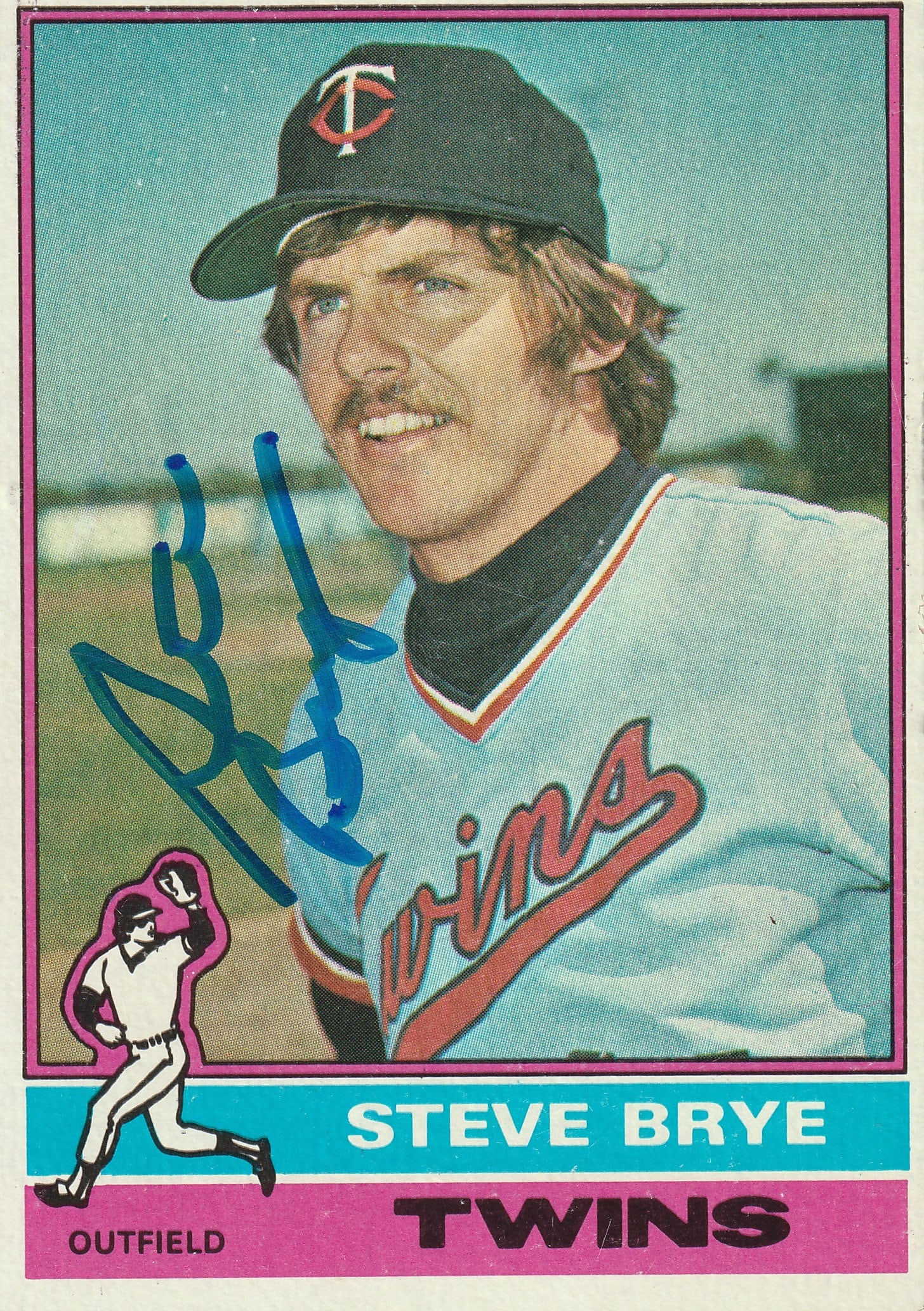 Steve Brye AUTOGRAPHED Baseball Trading Card 1976 Topps 519 Minnesota ...