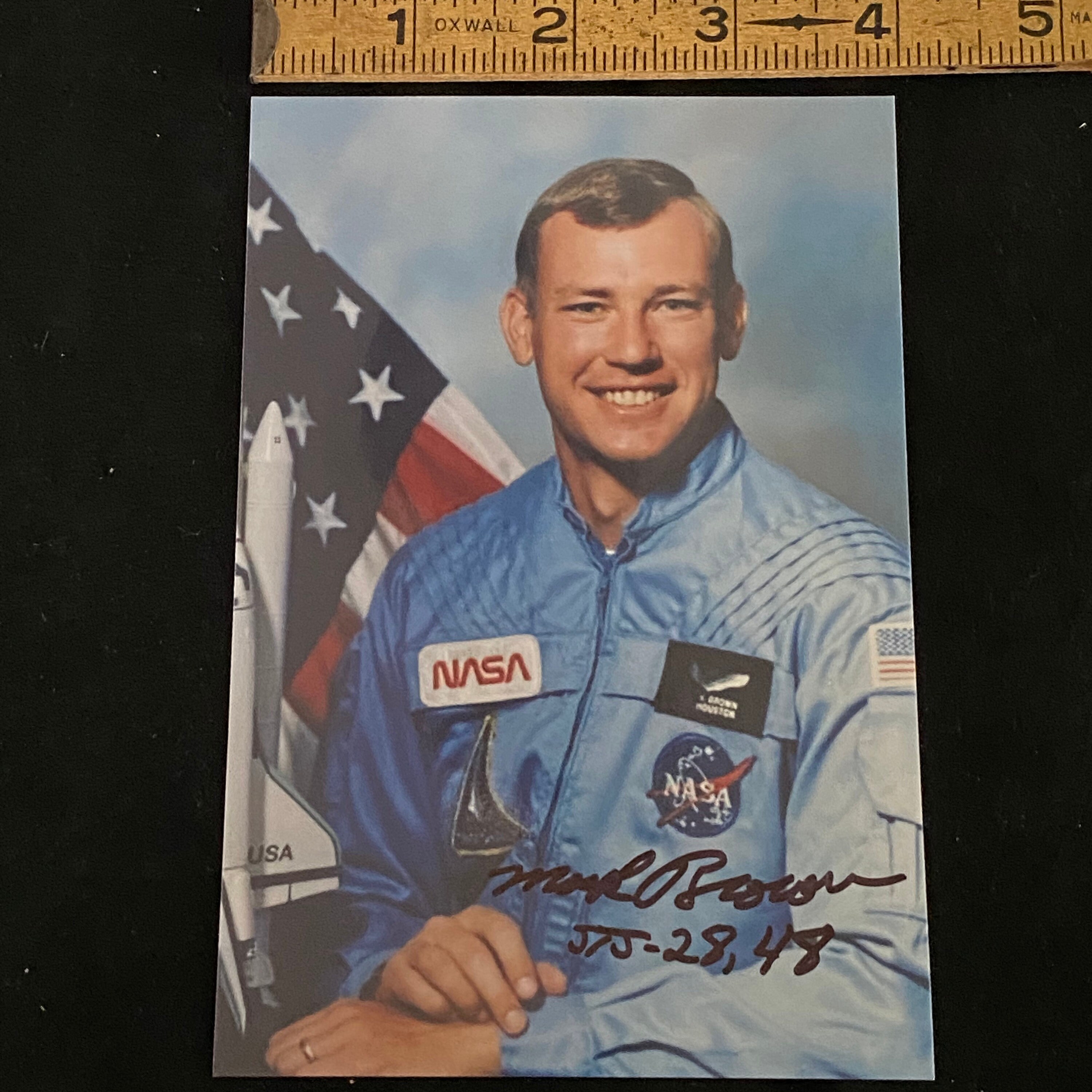 MARK N. BROWN Authentic Hand Signed Autographed 4x6 Photo W/ - Etsy UK