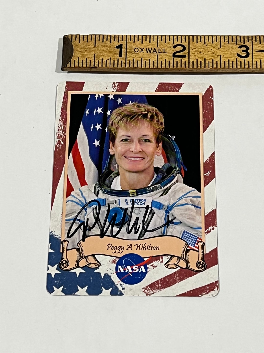 PEGGY A. WHITSON Authentic Hand Signed Autographed Trading Card W/ Coa ...