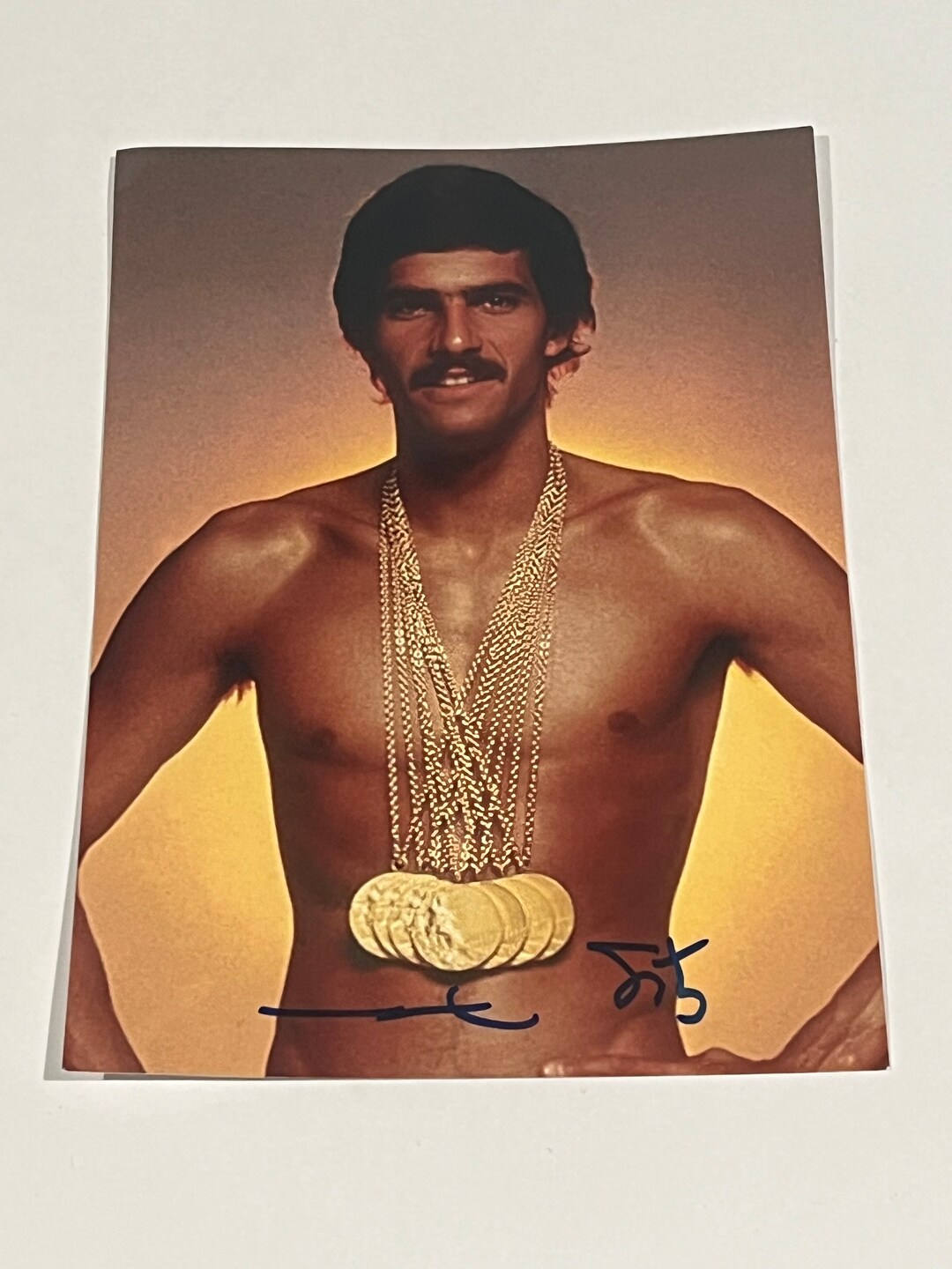 MARK SPITZ Authentic Hand Signed Autographed 5x7 Photo W/ COA - Etsy