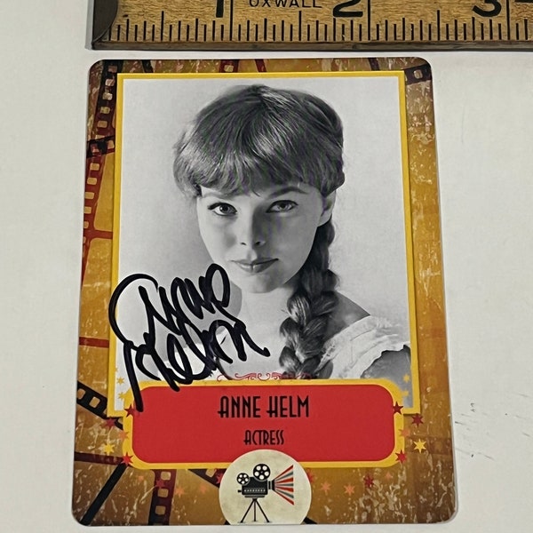 Anne Helm Signed - Etsy