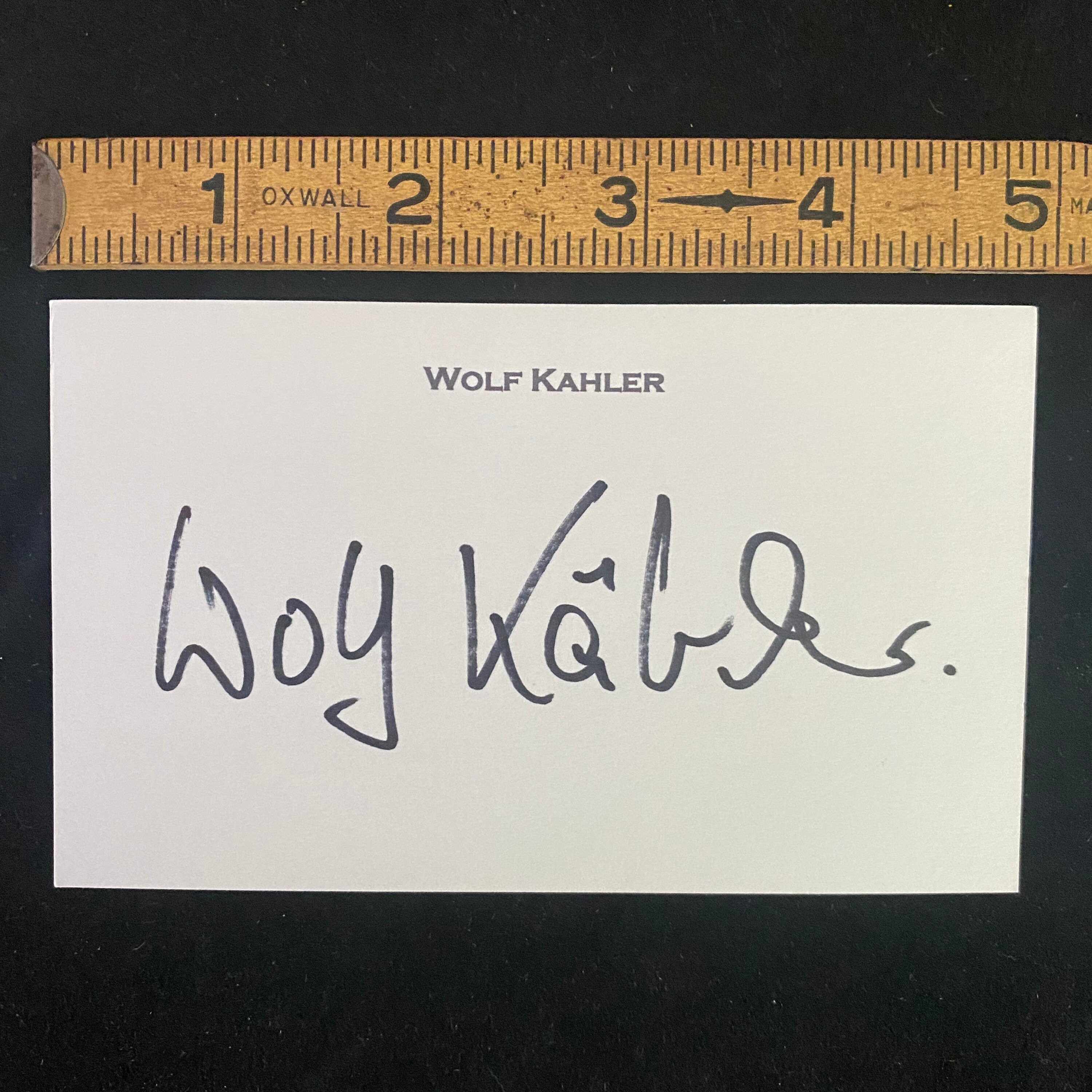 Photography Art & Collectibles WOLF KAHLER Authentic Hand Signed ...