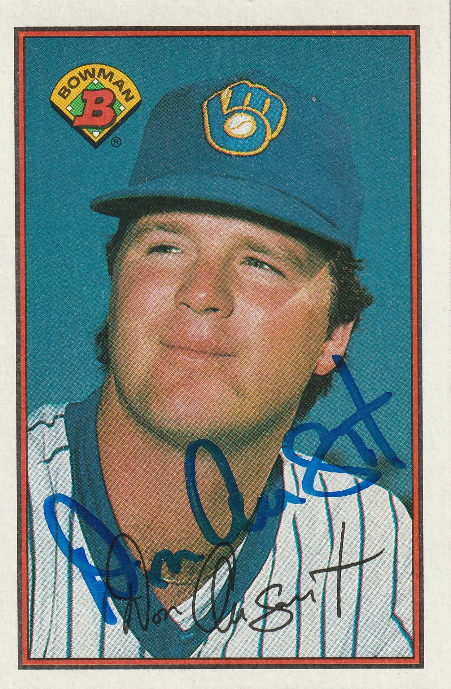 Don August AUTOGRAPHED Baseball Trading Card 1989 Bowman | Etsy