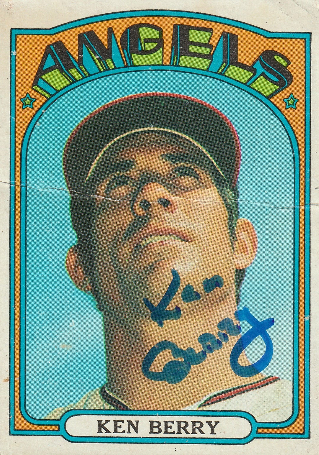 Ken Berry AUTOGRAPHED Baseball Trading Card 1972 Topps 379 - Etsy