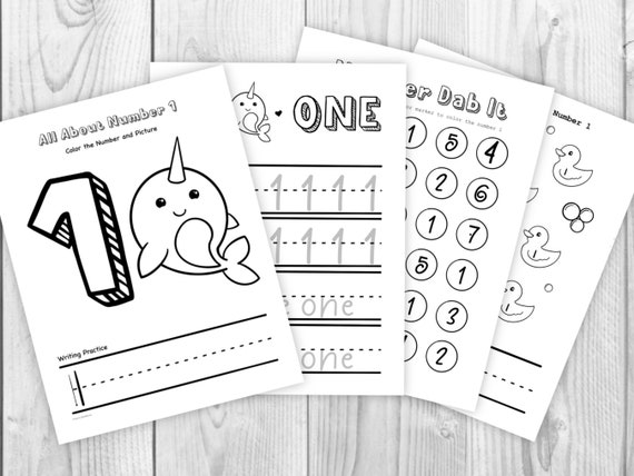 Hojas De Trabajo De Números Para Preescolar Números Para Niños Que