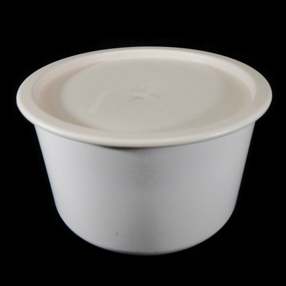 Vintage Tupperware One Touch Topper Canister White 2709A | Etsy