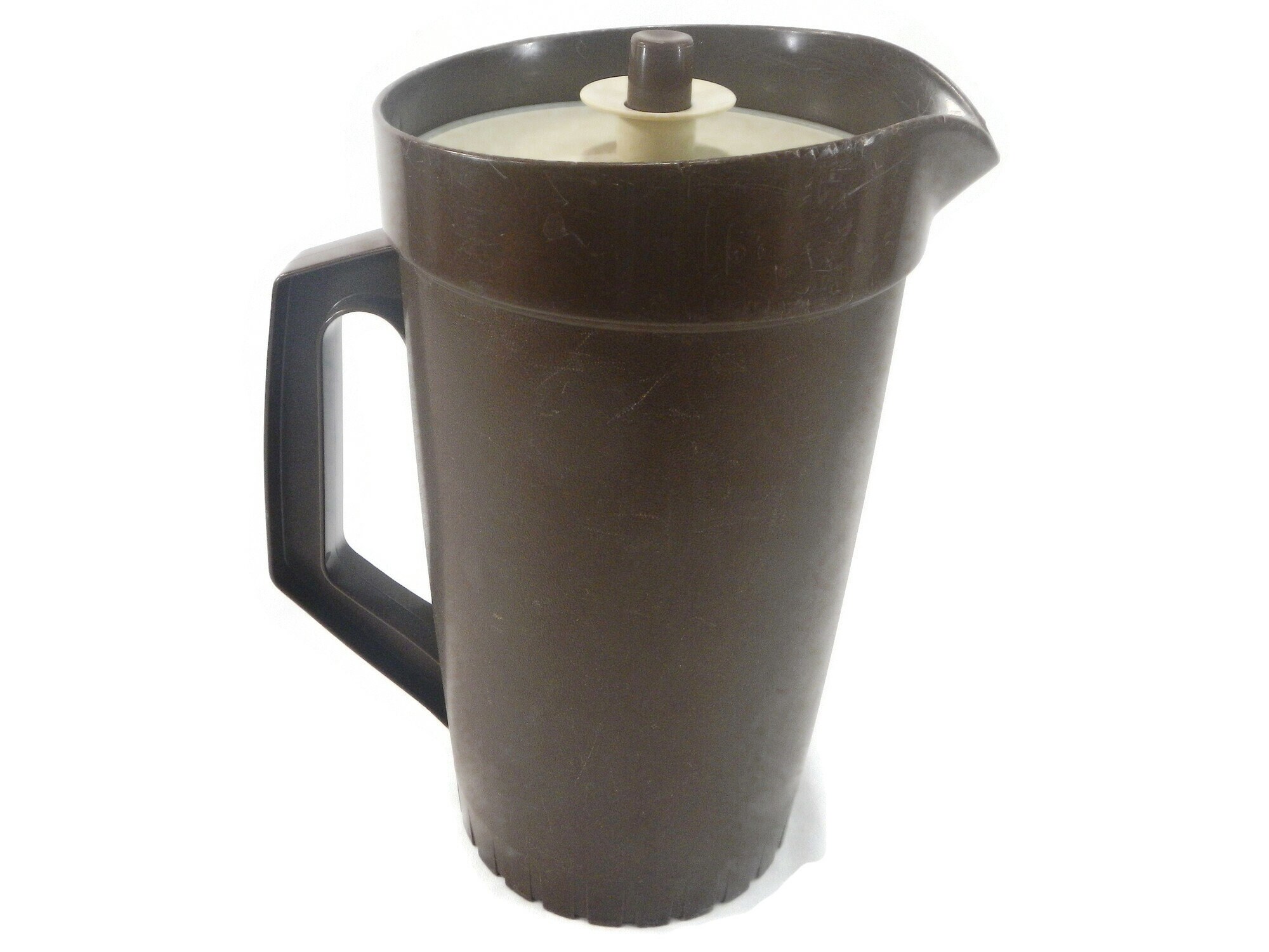 Vintage Tupperware 2-quart Pitcher Lid Brown 800 802 - Etsy