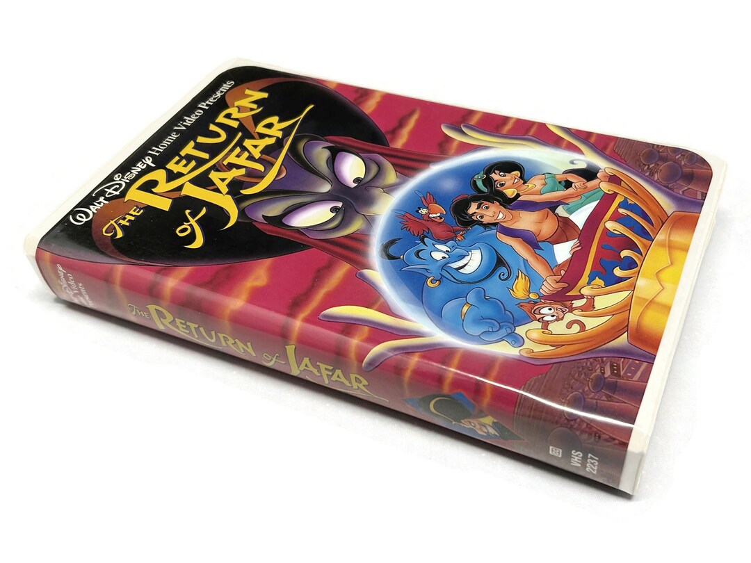 Vintage "the Return of Jafar" VHS Movie - Aladdin Characters, Walt ...