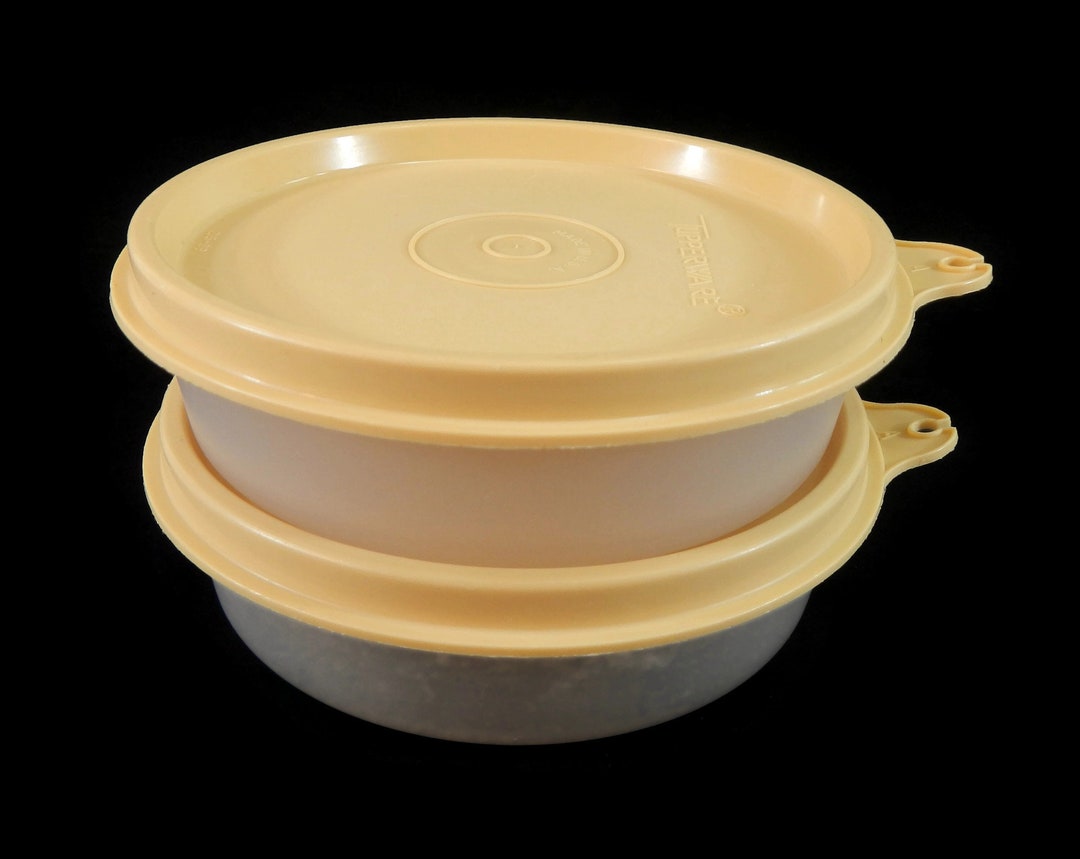 Vintage Tupperware Little Wonders Bowls & Lids, Set of 2 - #1286, Sheer ...
