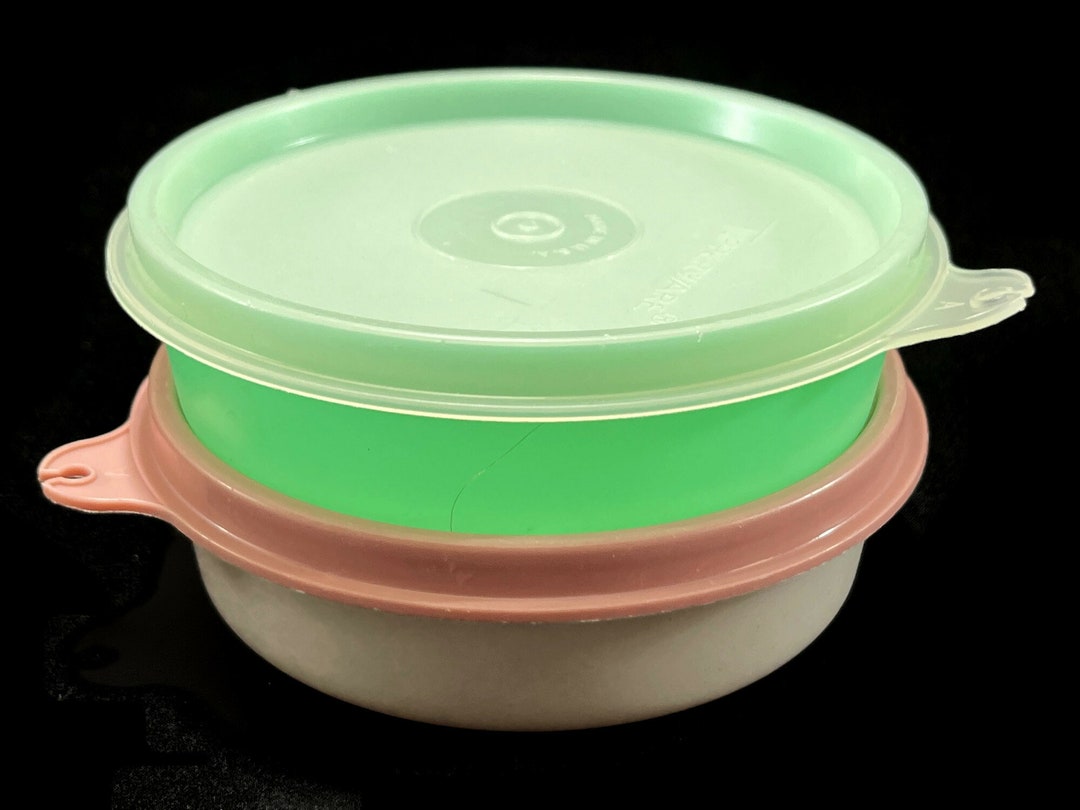 Vintage Tupperware Little Wonders Bowls & Lids, Set of 2 - #1286, Green ...