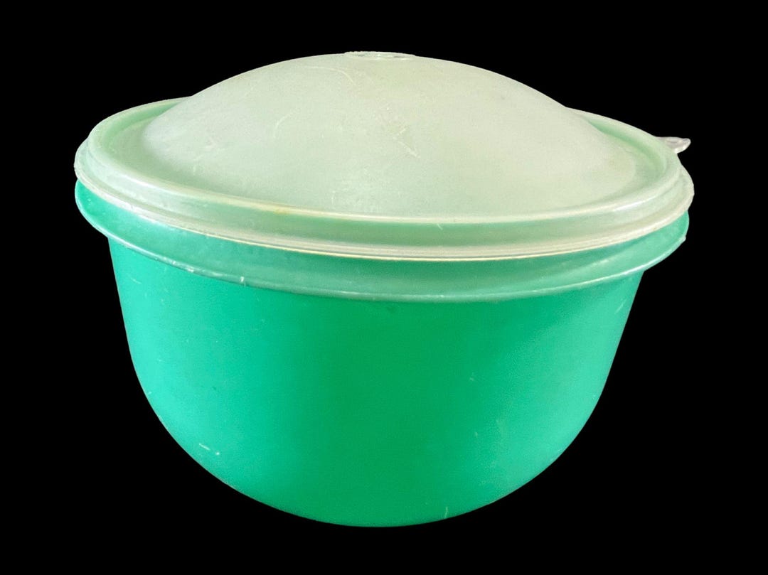 Vintage Tupperware Super Crisp-it Large Lettuce Keeper - Jadite Green ...