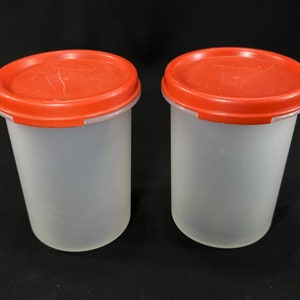 Vintage Tupperware Modular Mates Round 2 Containers, Lids SET of 2 ...